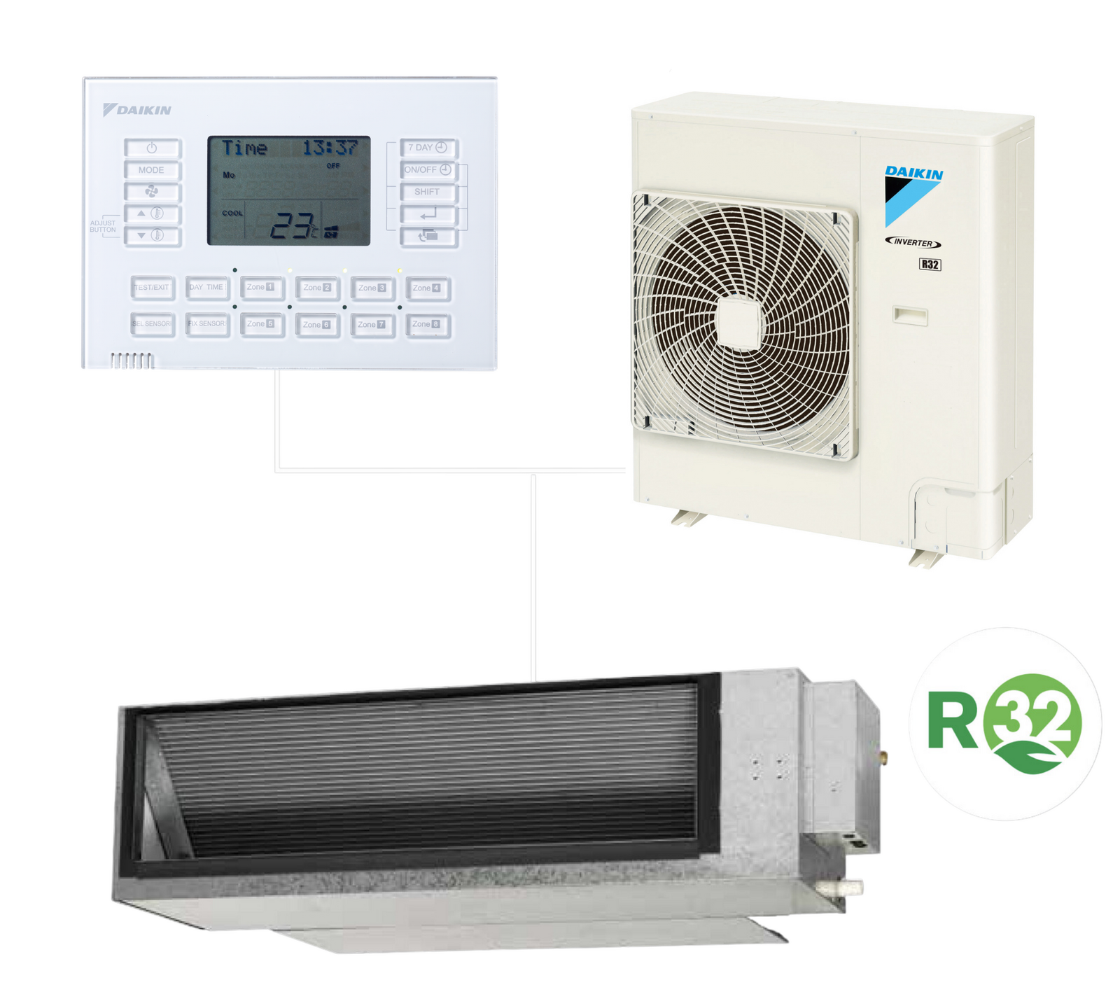 Best Prices Daikin UnderFloorZC24V8 - Home Air Conditioner Low Cost ...